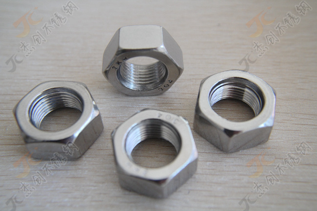 M24*2 GB52不锈钢细牙螺母 不锈钢细牙六角螺母 304细牙螺母-阿里巴巴