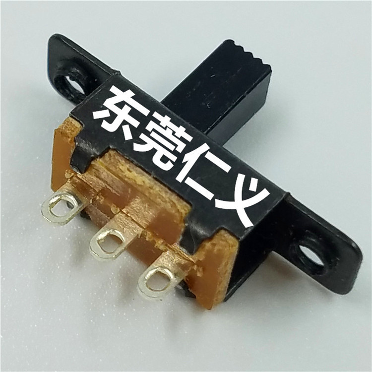 SS23D03微型双极滑动开关三档直柄拨动开关三档 8脚波动开关2P3T-阿里巴巴