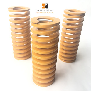 批发模具弹簧 合金钢矩形压缩压簧 TF黄轻小负荷模具弹簧-阿里巴巴