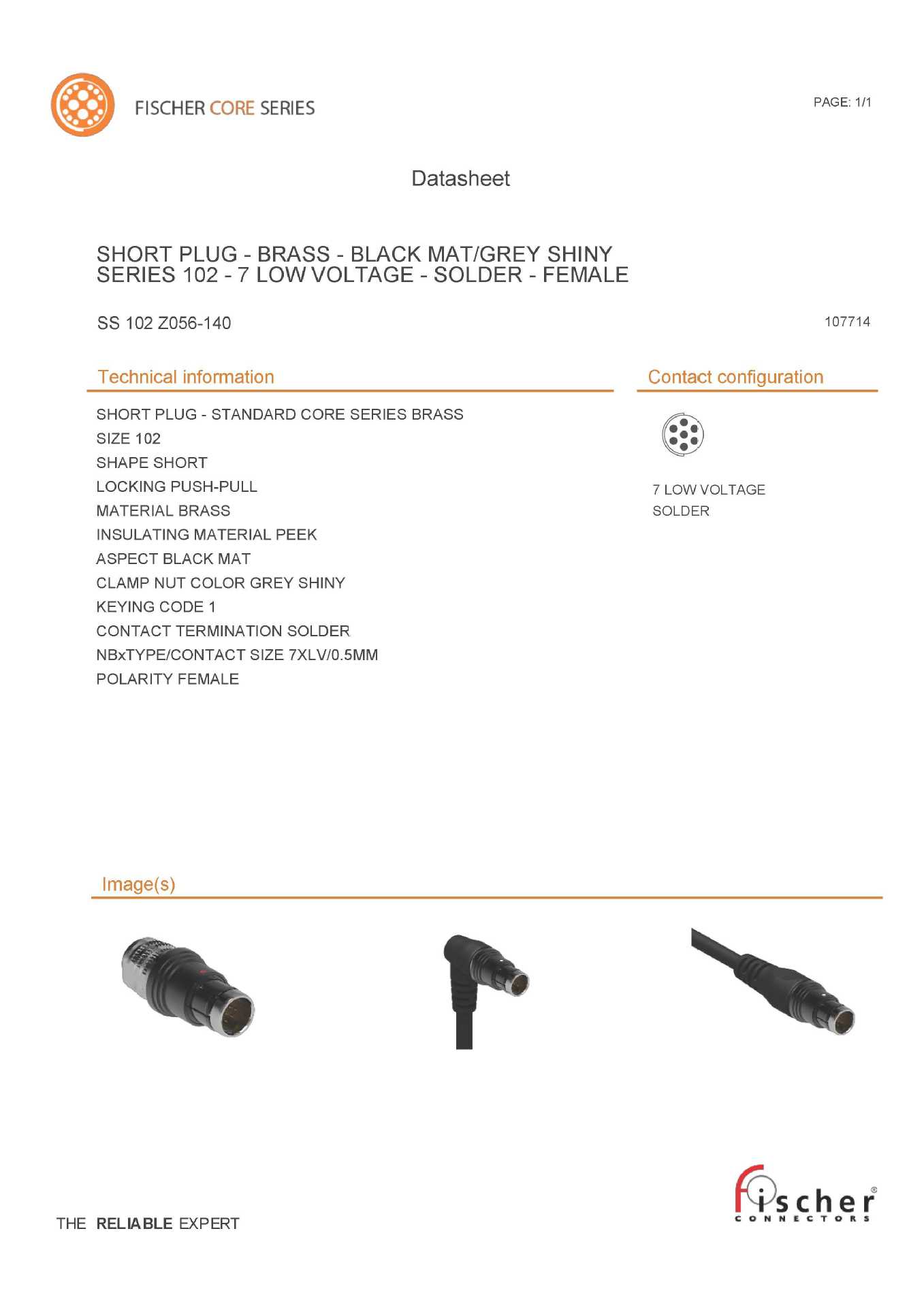 Fischer,SS 102 Z056-140;(Materal No:107714 )-阿里巴巴