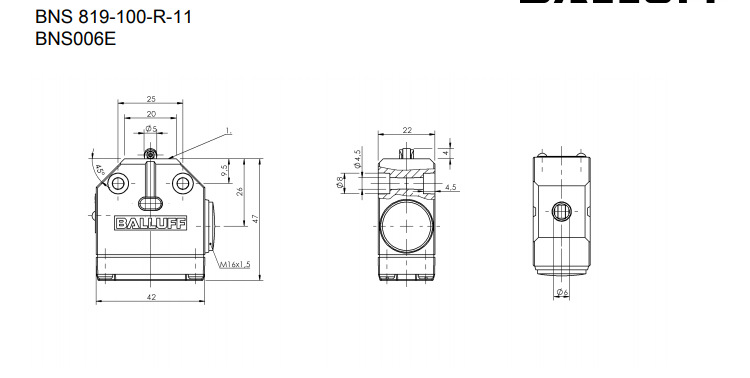 BALLUFF巴鲁夫开关BNS819-100-R-11位置开关-阿里巴巴