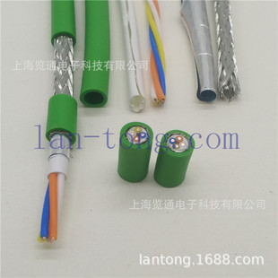 电线工业Ethernet PROFINET TYPE A CAT5e实心Cu 4x22AWG PVC绿色-阿里巴巴