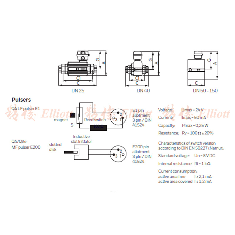 QA涡轮流量计Honeywell-Elster霍尼韦尔埃尔斯特QAe气体流量计-阿里巴巴