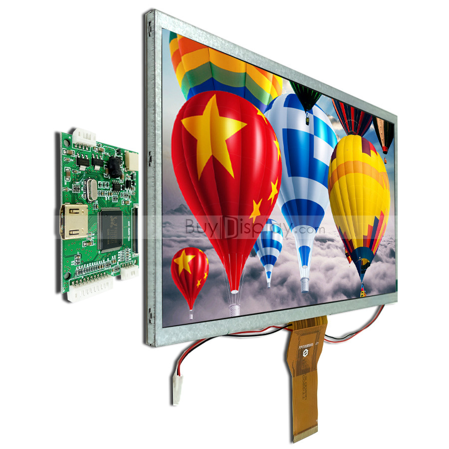 10.1寸TFT LCD彩色液晶显示模块配迷你HDMI驱动板/1024x600分辨率-阿里巴巴