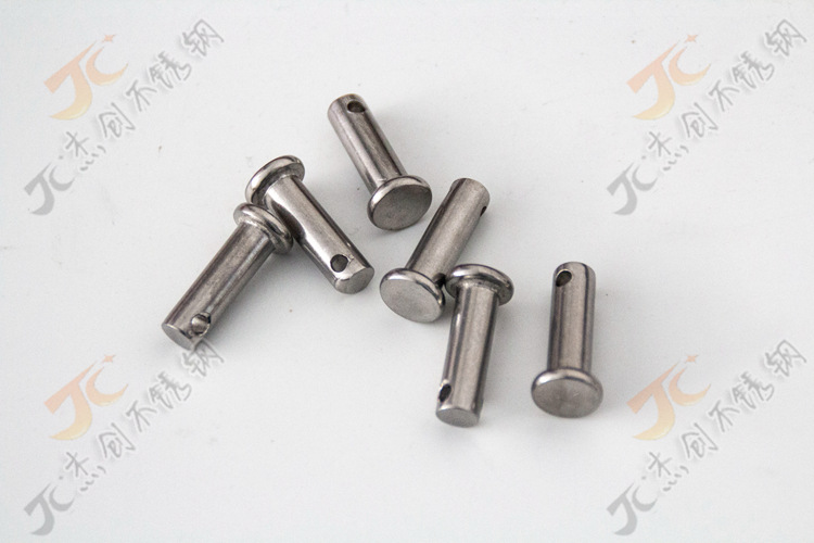 M12 304不锈钢销轴GB882 平头带孔圆柱销 插销 销钉 带孔销定位销-阿里巴巴