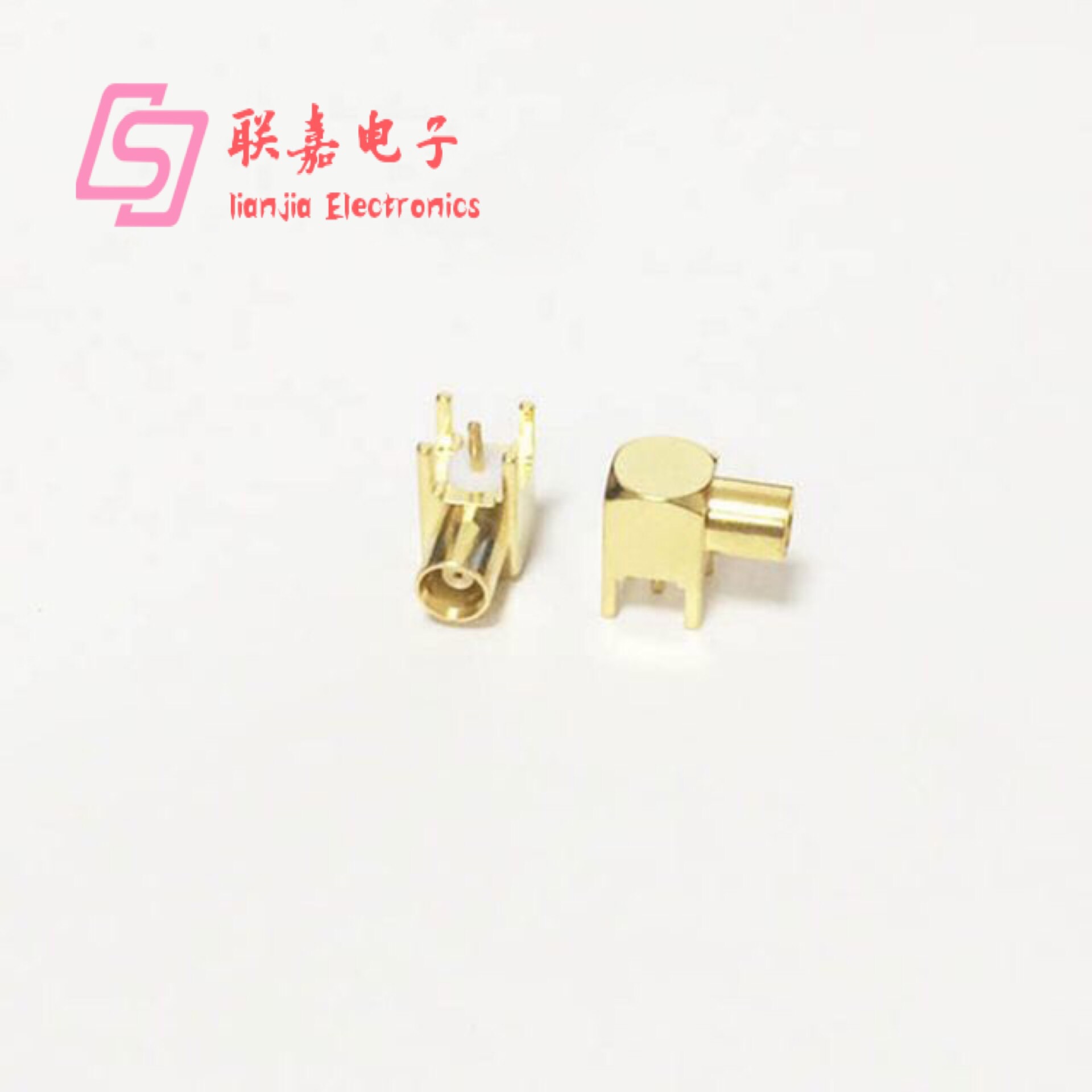 RF射频同轴连接器 MCX-KWE四脚直插弯母座50欧姆 优质天线座-阿里巴巴