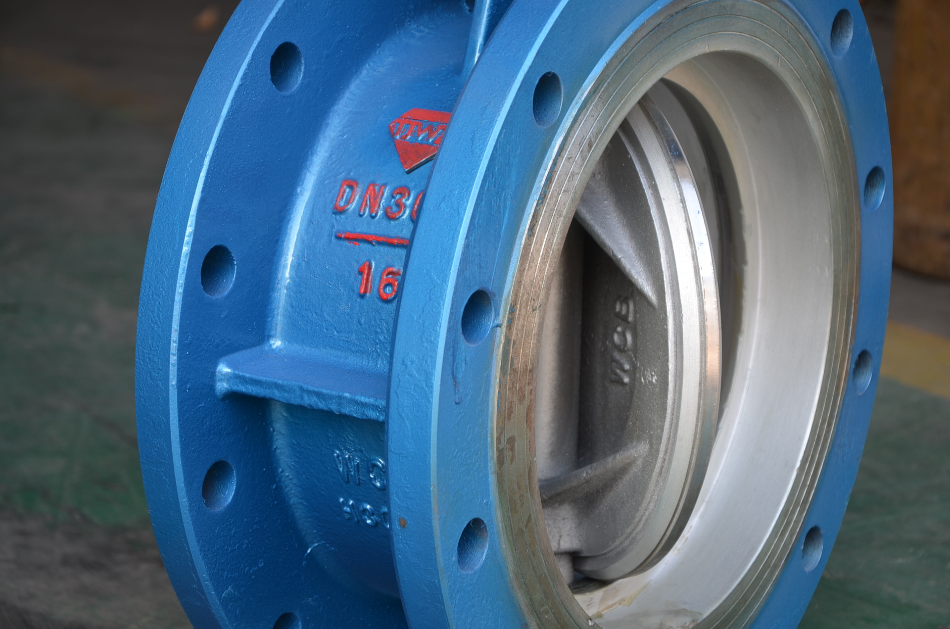 手动三偏心金属密封法兰硬密封蝶阀D343H-16C-阿里巴巴