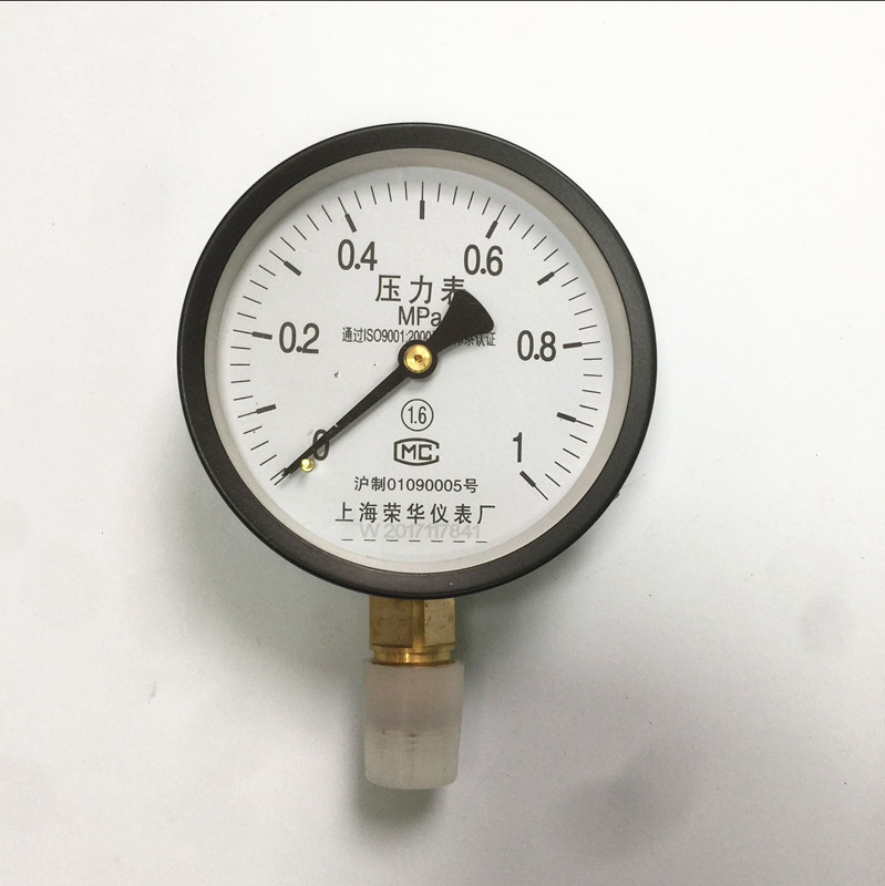 上海荣华压力表Y100 1MPA/1.6MPA/2.5MPA/40MPA质保一年-阿里巴巴