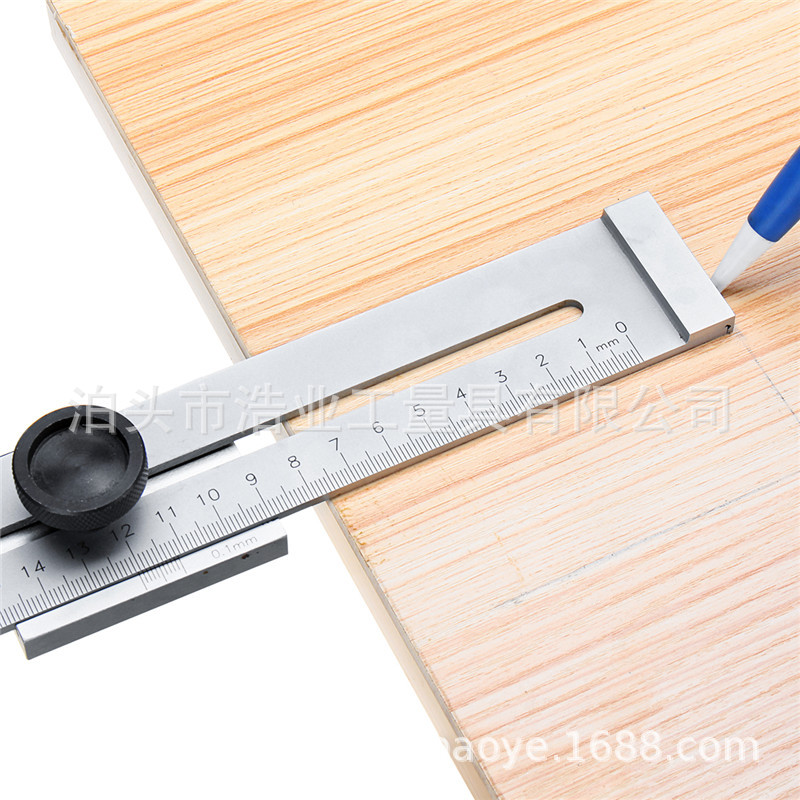 方标尺250mm 划线规直尺300 不锈钢划线标记尺200-阿里巴巴