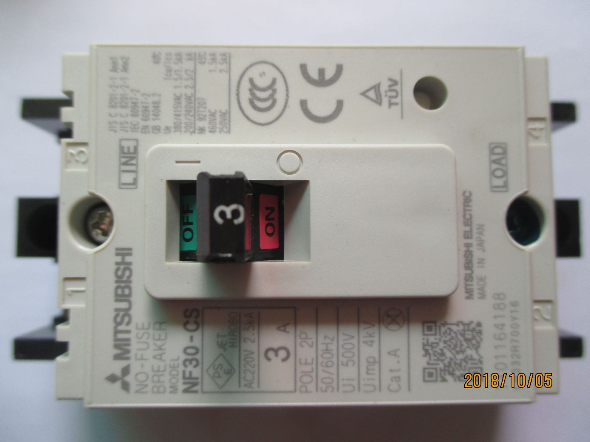 供应全新原装正品三菱空气开关NF30-CS 2P 3A-阿里巴巴