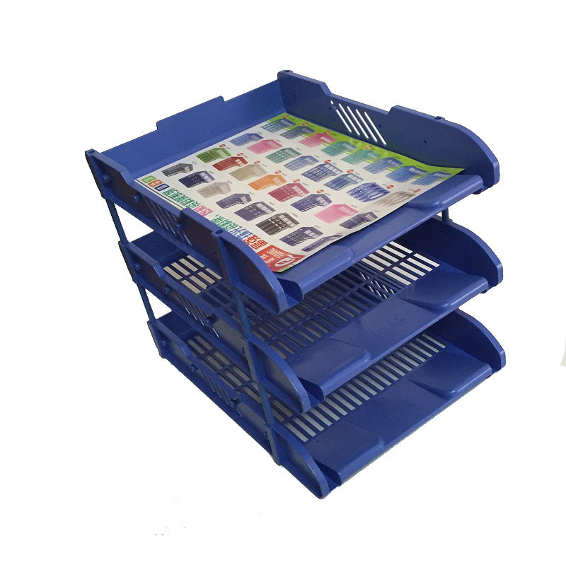 富强FQ438三层文件盘办公塑料多功能三层文件架资料盘收纳架-阿里巴巴