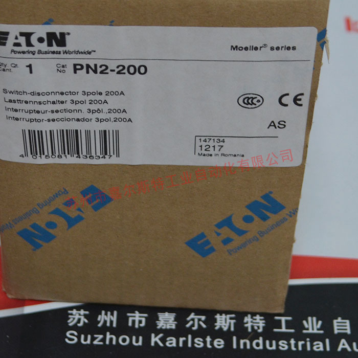 【全新原装】PN2-200美国伊顿ETN-穆勒Moeller隔离开关现货-阿里巴巴