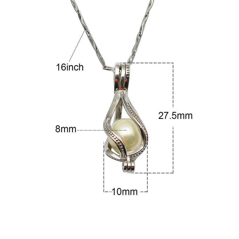 YB雅缤外贸出口欧美时尚母亲节520礼物S925银淡水珍珠吊坠-阿里巴巴