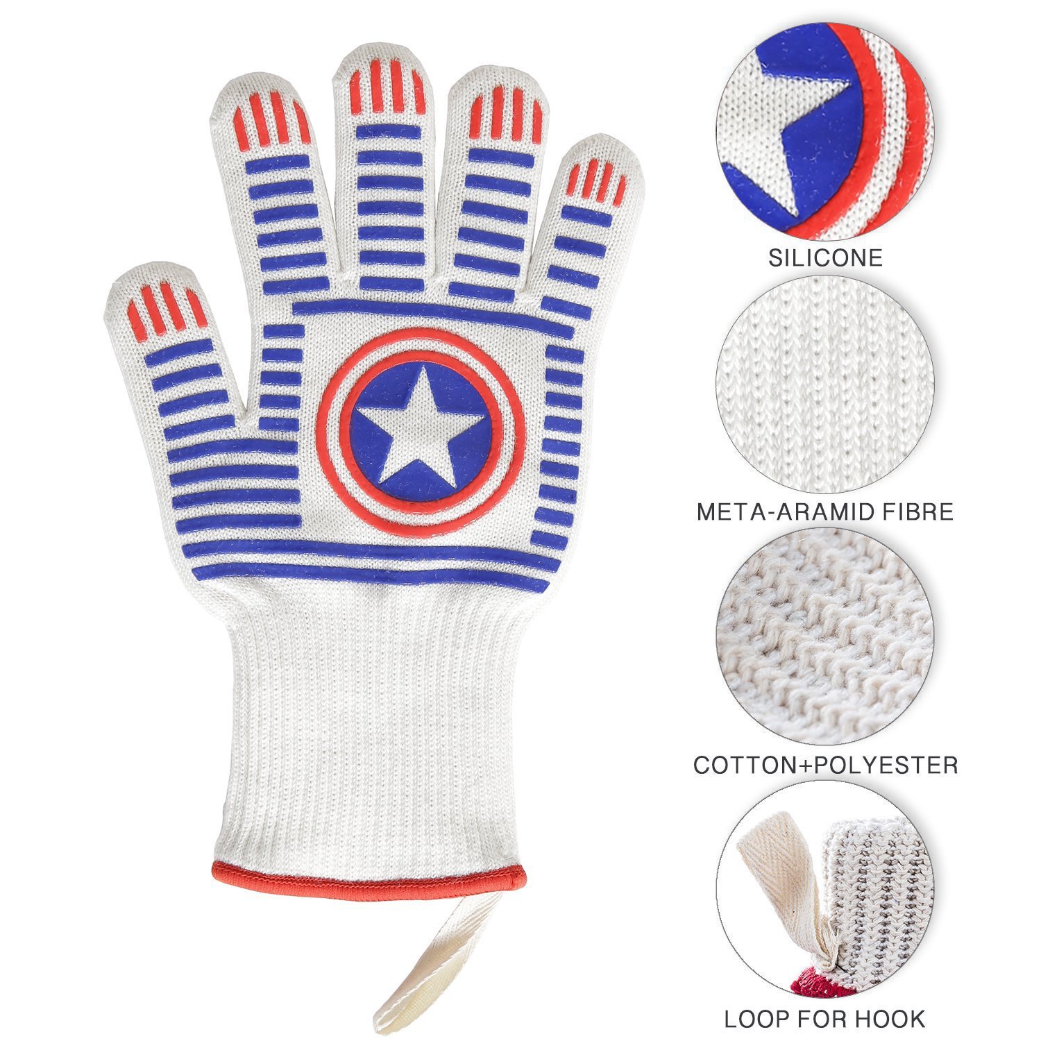 BBQ烧烤手套 耐高温500度防烫护手手套 微波炉烤箱防烫护手手套采购价格、怎么样、行情市场-CCEE选品中心