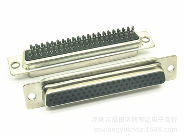 DB62母头 三排62母 插头 DB62PIN孔 母座 焊线式 D-SUB 连接器-阿里巴巴