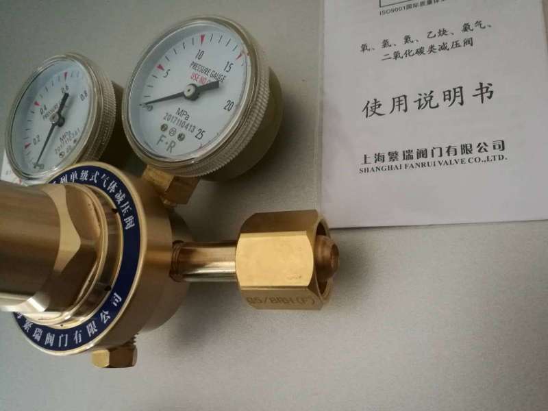 YQJ-5单级氢气减压阀YQJ5单级氮气减压器上海繁瑞阀门单级压力表-阿里巴巴