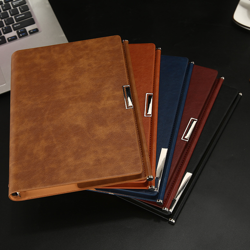 Supply Poly Urethane Leather Good-looking Notebook Gift Set A5 ...