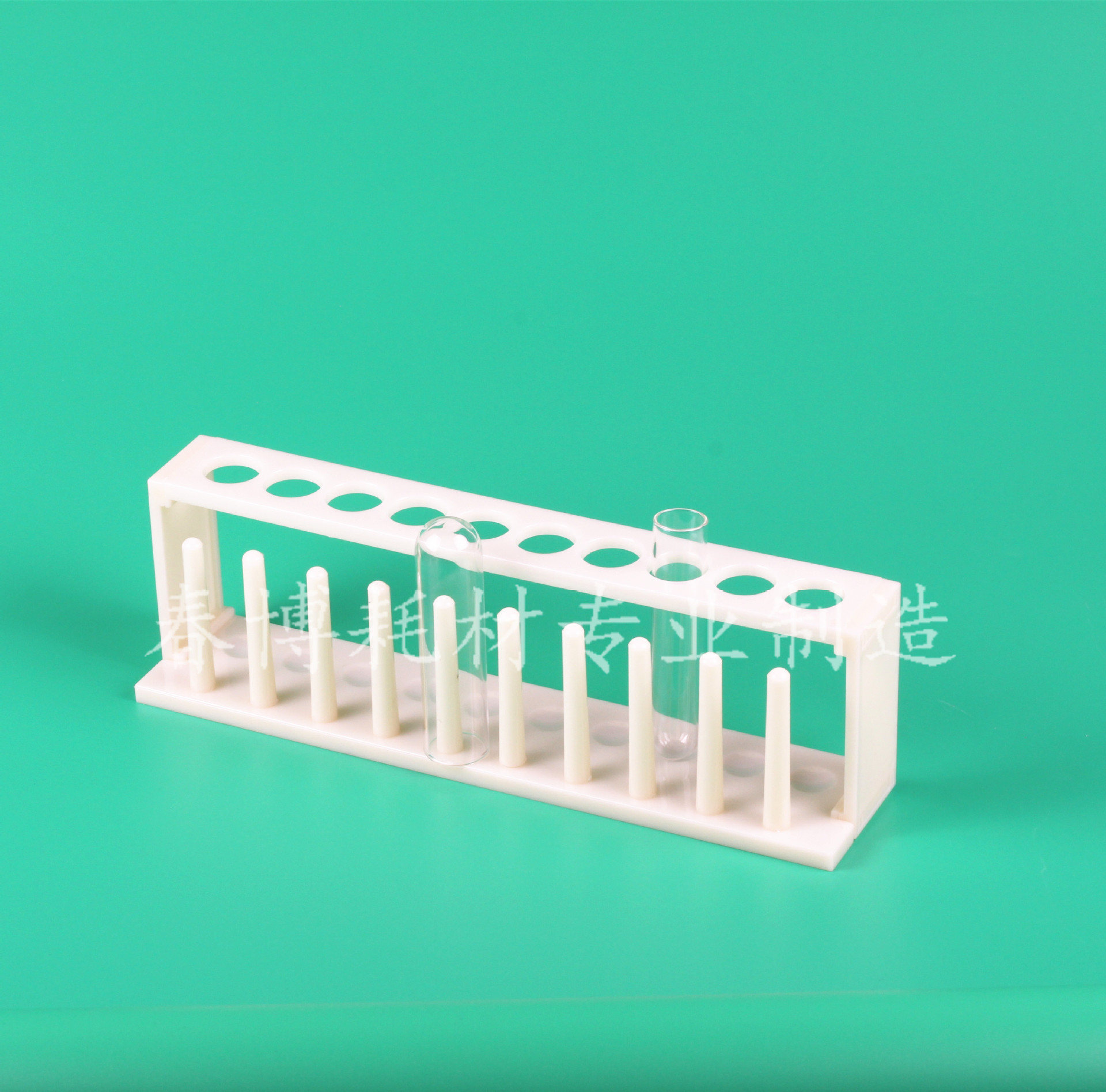 塑料试管架6 8 10 12 孔 柱式试管架 配玻璃试管20*200mm-阿里巴巴