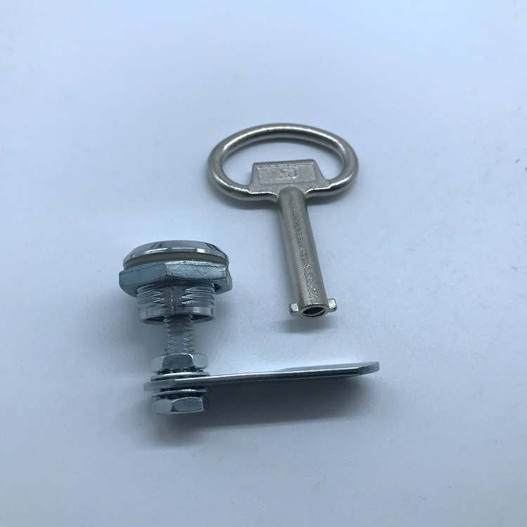 MS721含钥匙圆柱锁，电柜门锁，工业机箱机柜锁，配电箱门锁-阿里巴巴