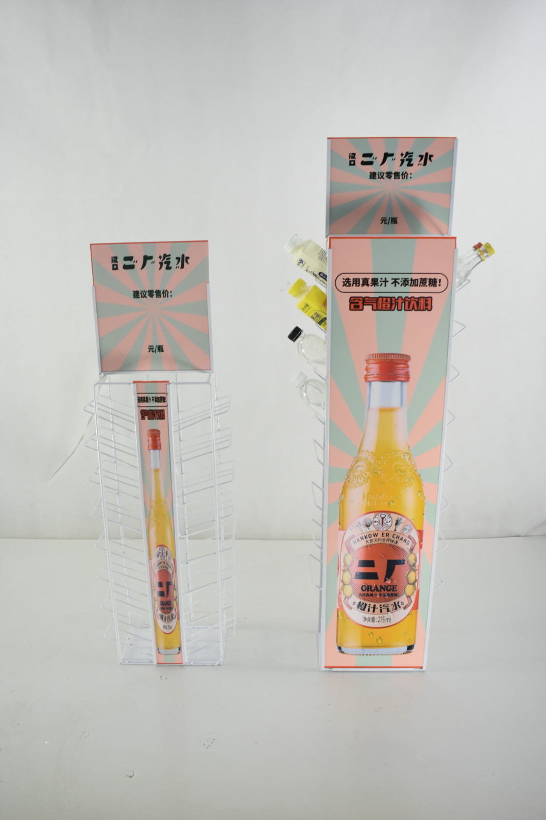 厂家定制超市饮料矿泉水展示架陈列架金属铁线货架多层罐装饮料架-阿里巴巴