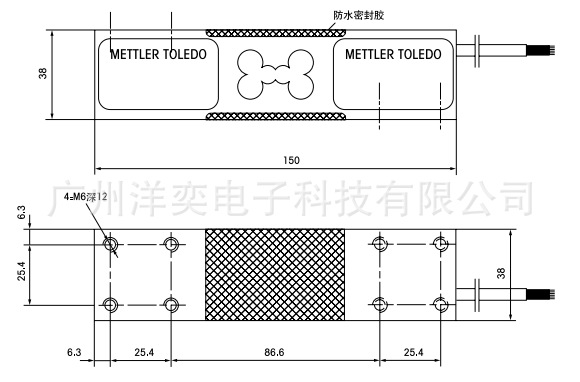 梅特勒-托利多MT1241-100Kg称重传感器,单点式MT1241-150Kg托利多-阿里巴巴