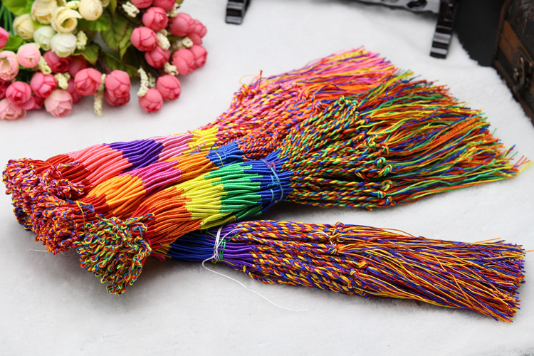 编制手链_端午五彩线手绳 五色绳手工 diy彩色 可定制颜色 - 阿里巴巴