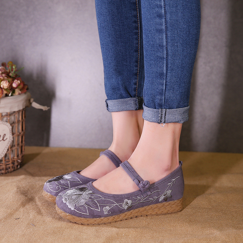old Beijing cloth shoes female Chinese wind restoring ancient ways is ...