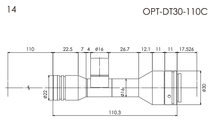 OPT奥普特 OPT-DT系列 高性能标准工业远心镜头 OPT-DT30-110C-阿里巴巴