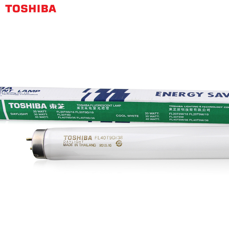 原装 toshiba东芝40W双端直管荧光灯管 FL40T9D/38日光灯-阿里巴巴