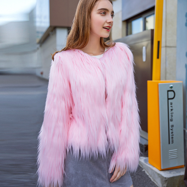 Quick sale through foreign trade source fur imitation fur solid color ...