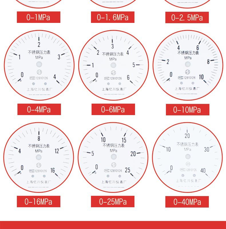 不锈钢压力表y60bf锅炉蒸汽压力表0-1.6mpa耐高温氨用真空负压表-阿里巴巴
