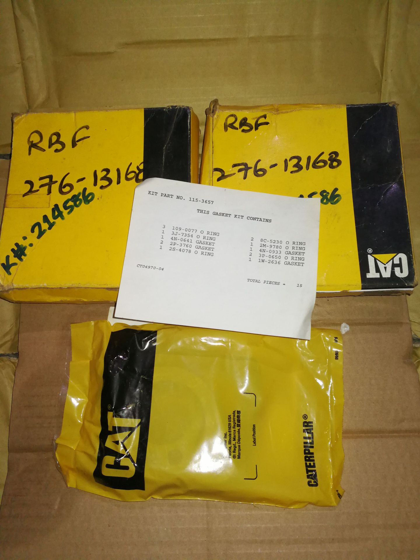 供应卡特彼勒3412发动机修理包115-3657-阿里巴巴