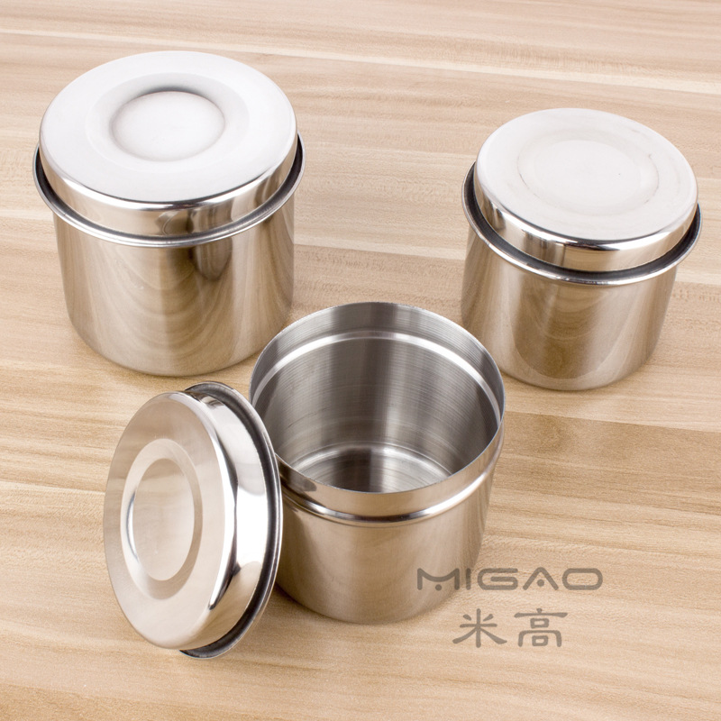 加厚304不锈钢留样盒配餐留样盒药膏罐蛋糕罐药膏瓶密封罐药剂瓶-阿里巴巴