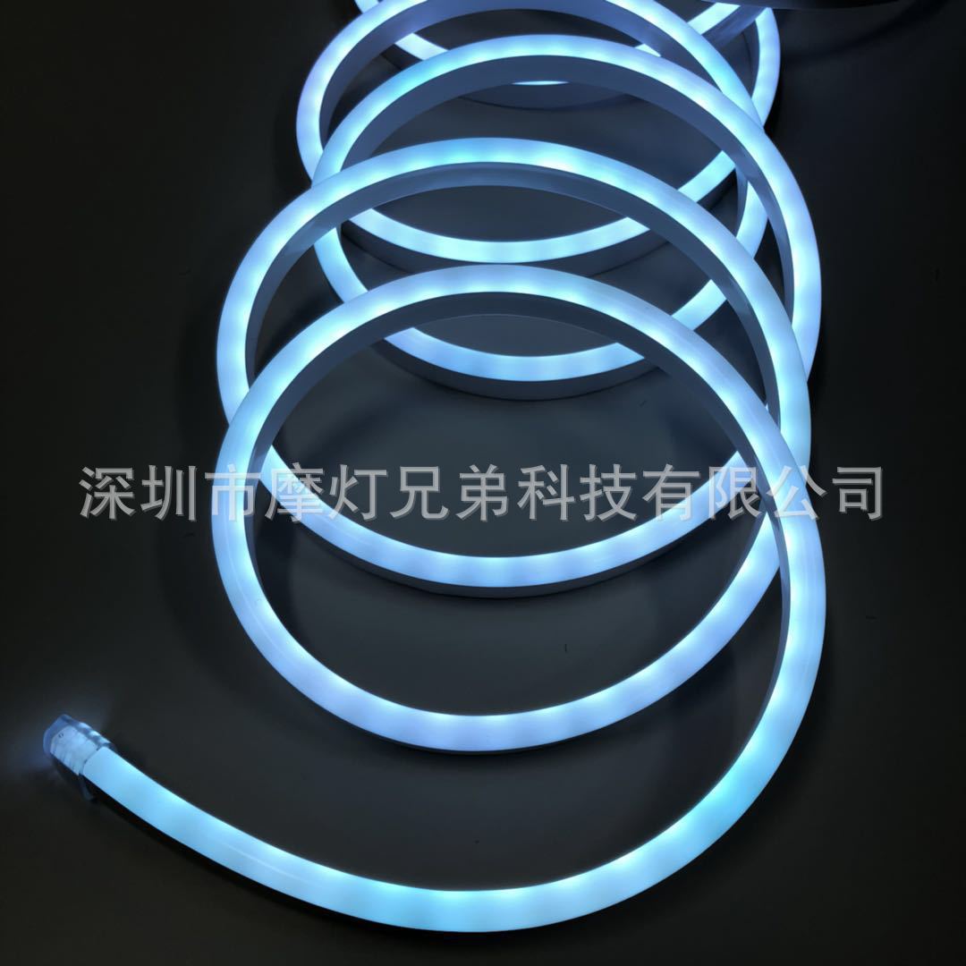 led柔性霓虹灯带12V/220V户外防水5050高亮七彩RGB造型变彩色软管-阿里巴巴