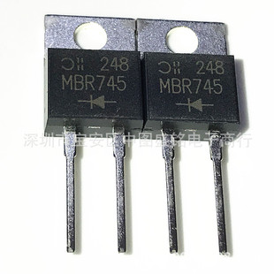 肖特基二极管 MBR745 B745 可直拍 全新原装进口 TO-220-2 7A 45V-阿里巴巴
