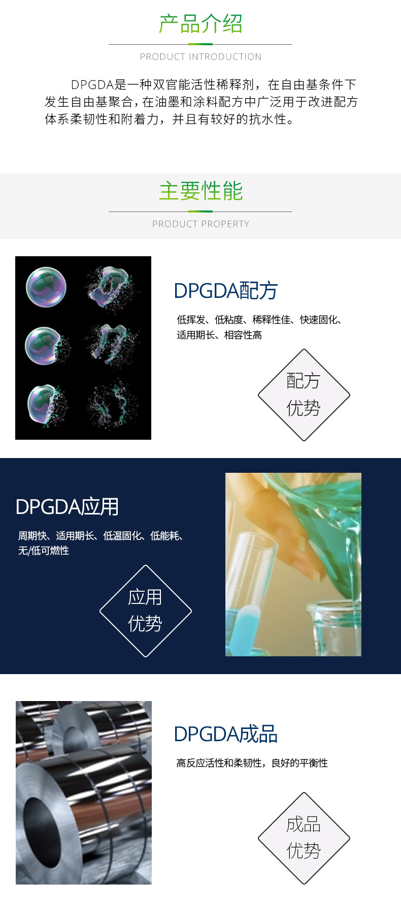 湛新allnex 二丙二醇二丙烯酸酯 DPGDA稀释剂 光固化树脂UV单体-阿里巴巴