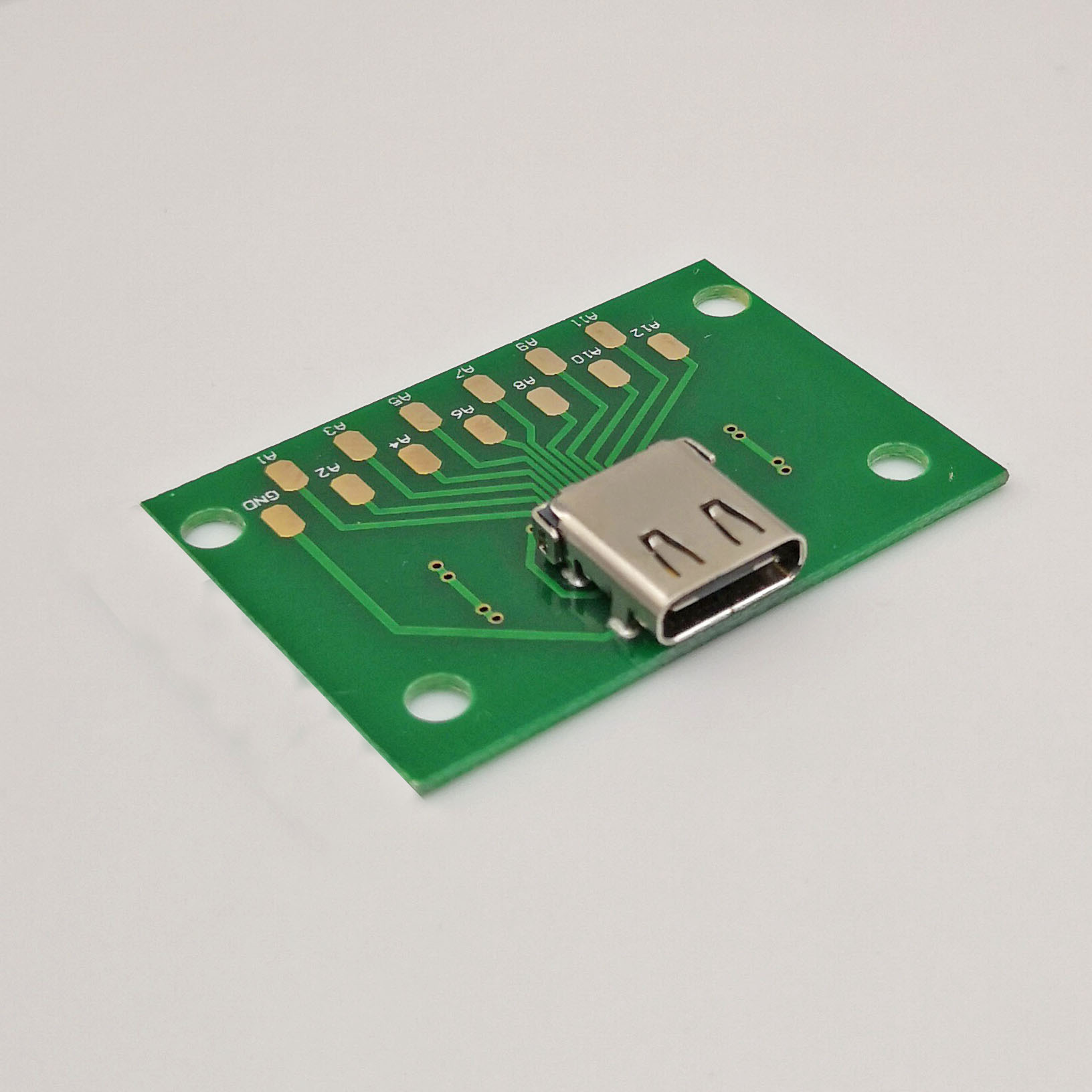 供应Type C接口测试母头 USB C母座带PCB usb c type 测试专用-阿里巴巴