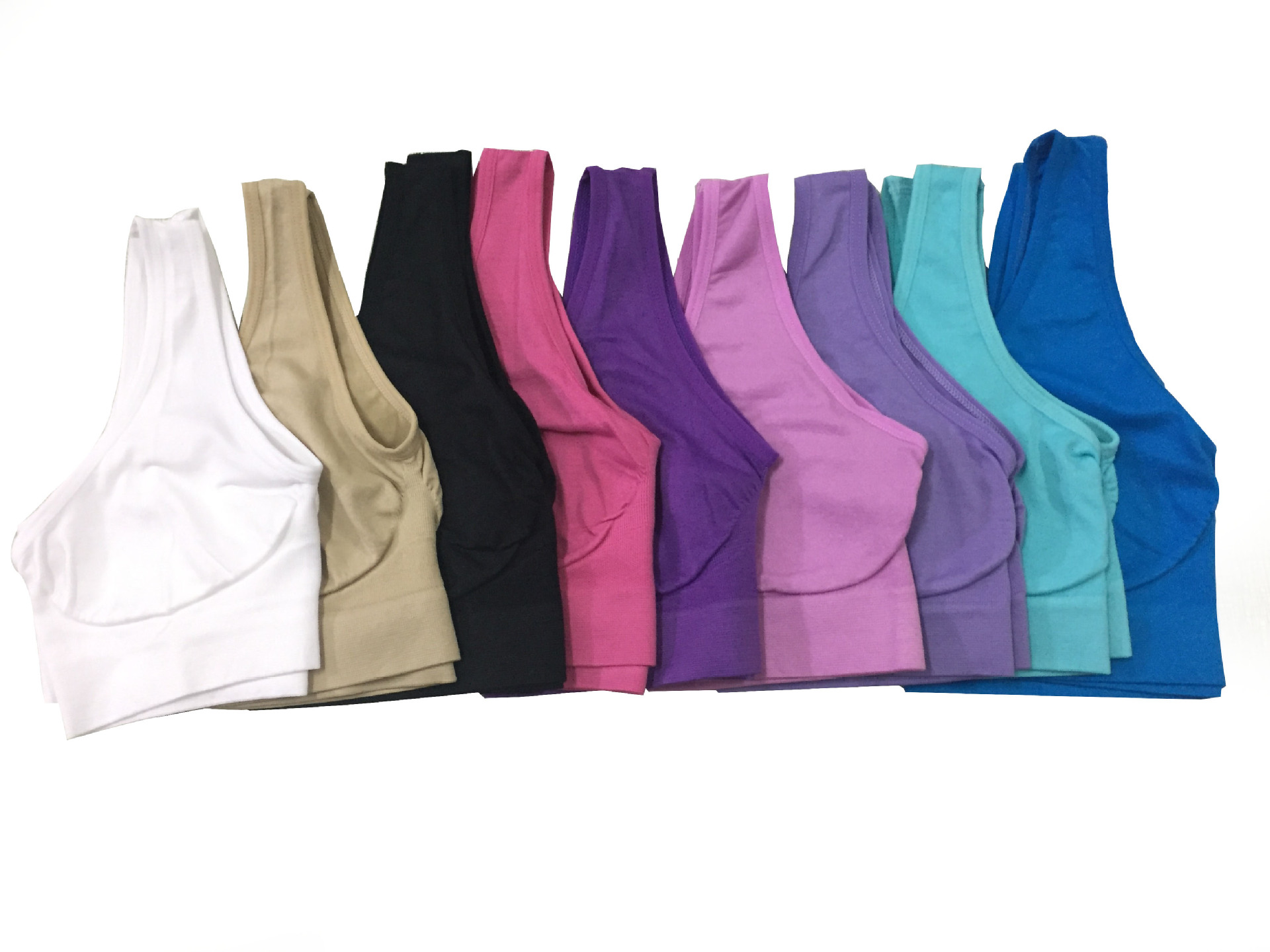 2020 Ahh Bras Ladies Yoga Sport Bra Seamless Pullover Bra Fitness ...