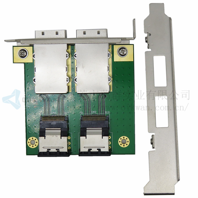 MINI SAS SFF-8088母口转SFF-8643服务器阵列卡Raid卡高速数据线-阿里巴巴