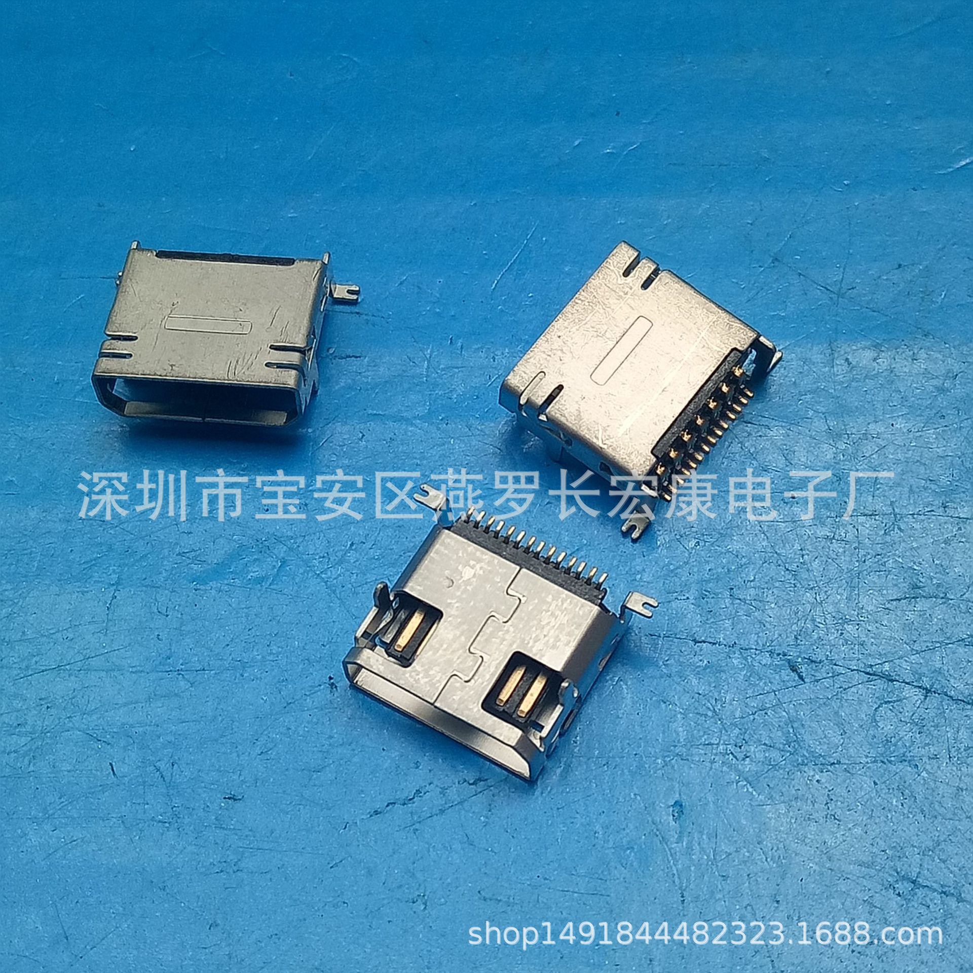 厂家直销 连接器 mini 8P全贴 USB8P 迷尔 8p 贴片型母座 四脚插-阿里巴巴