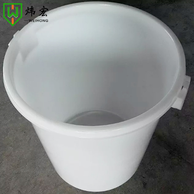 现货塑料大白桶 食品级水桶胶桶PE圆形塑胶桶 带盖铁把手储物大桶-阿里巴巴