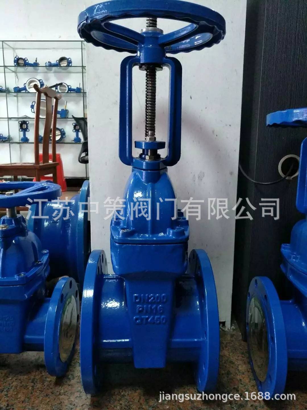 Z41X-10Q明杆软密封闸阀 QT450球墨铸铁弹性座封法兰闸阀DN15-600-阿里巴巴