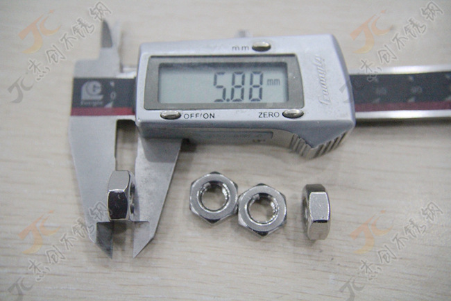 304不锈钢螺母 M8六角螺母 GB52六角螺帽不锈钢紧固件标准件-阿里巴巴