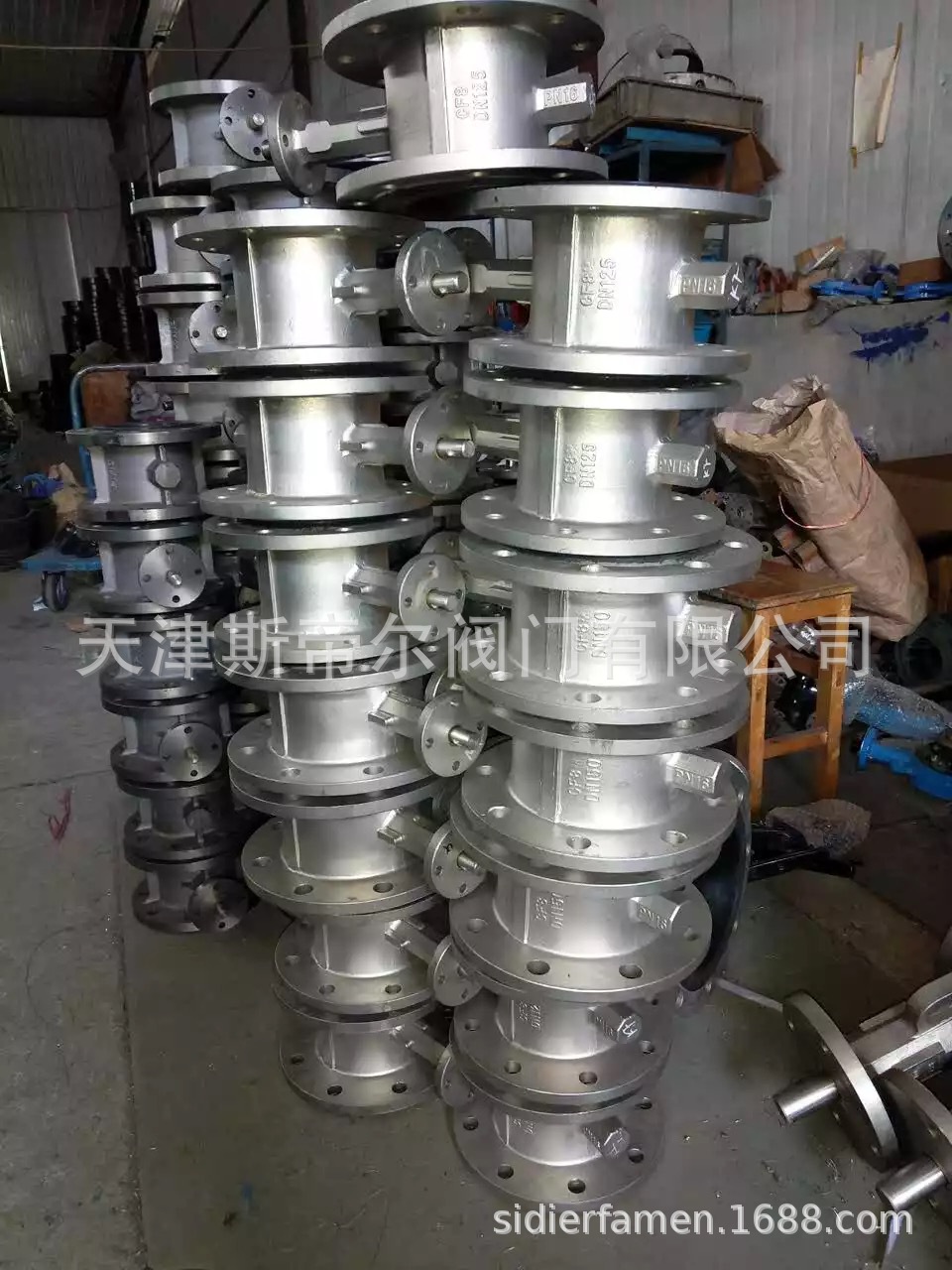 D341X-10P不锈钢法兰蝶阀 双法兰无销涡轮传动蝶阀 厂家供应 天津-阿里巴巴