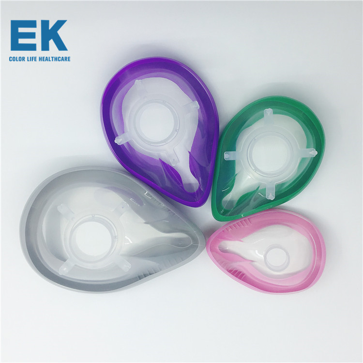 K100206 一次性非PVC双色麻醉面罩 出口-阿里巴巴