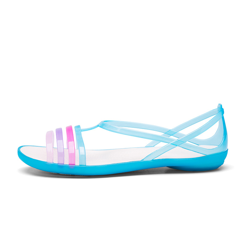 Supply Spring and Summer New Jelly Shoes Hy Women's Tpu Flat Non-Slip ...