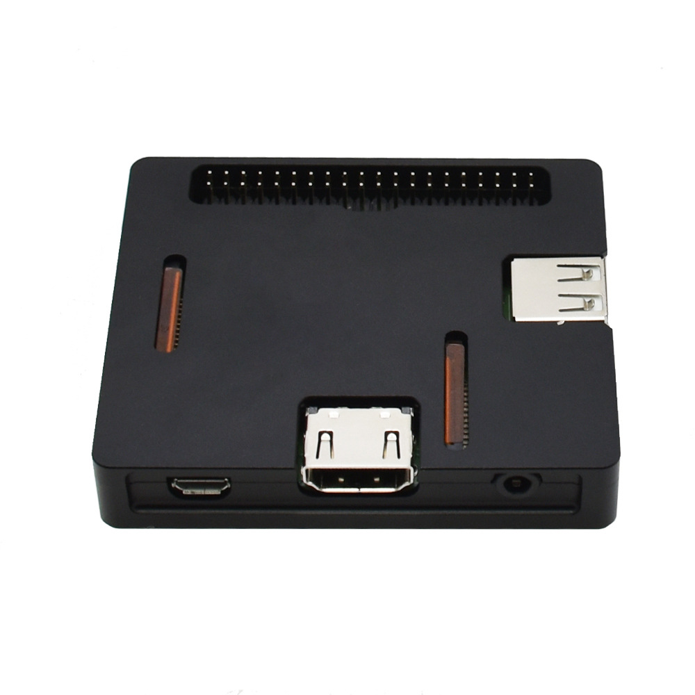 新款树莓派3A+ Raspberry Pi 3 Model A+ 金属CNC散热外壳-阿里巴巴