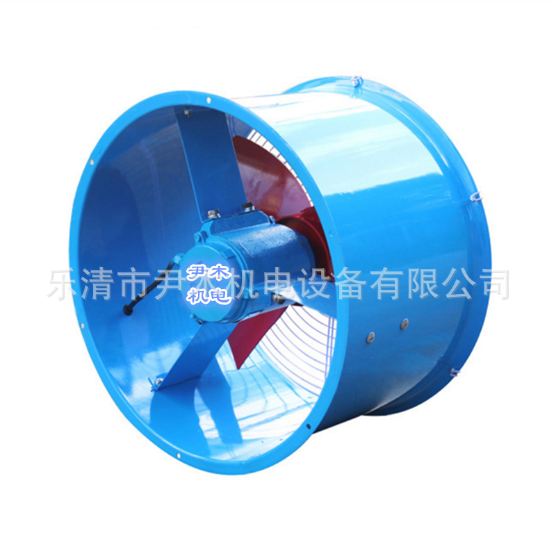 玻璃钢防腐轴流通风机FT35-11-6.3#低噪声管道式通风机-阿里巴巴