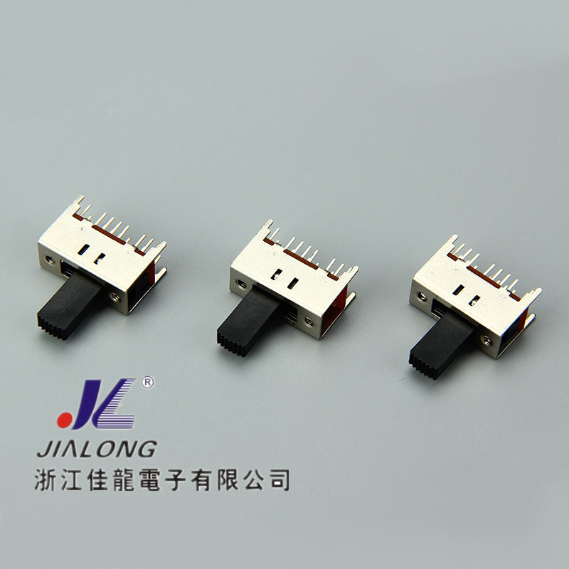 JL浙江佳龙电子直销SS-42H08滑动开关 两档拨动开关 立式直柄开关-阿里巴巴