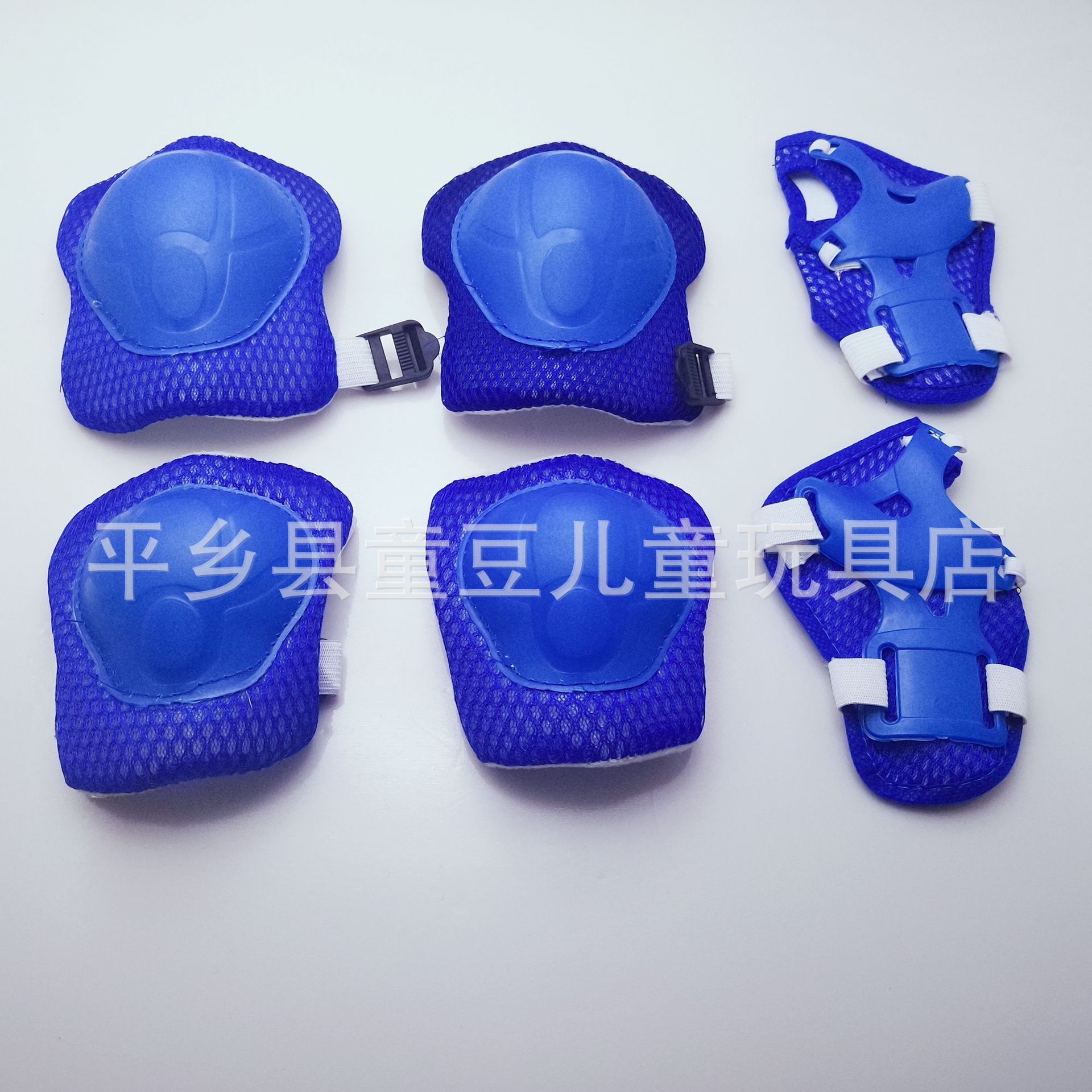 儿童轮滑护具6件套运动头盔护具滑板溜冰护具套装护膝护肘护手-阿里巴巴